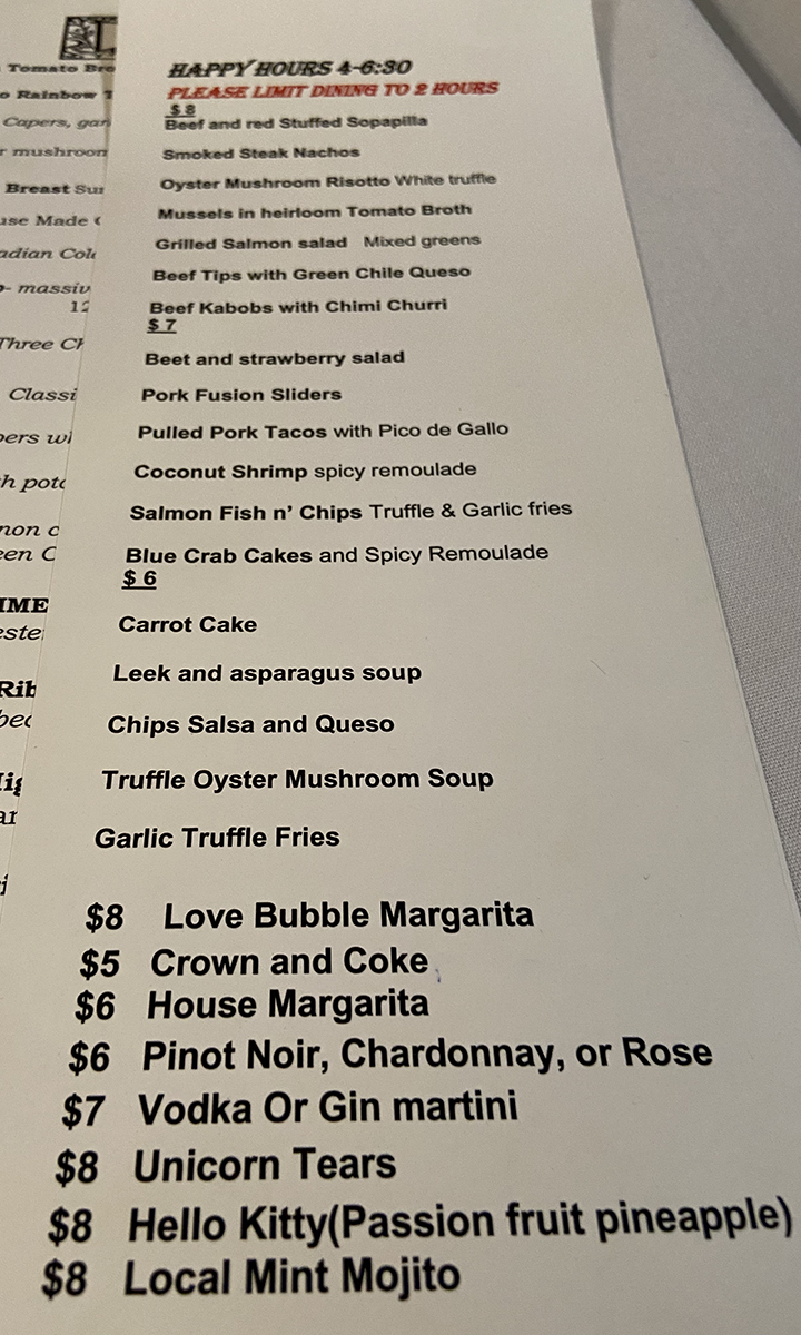 Dinner for Two, Santa Fe – Santa Fe City Different Foodie